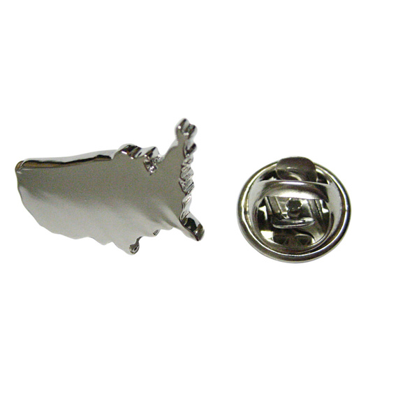 Kiola Designs | Accessories | Usa America Map Shape Lapel Pin | Poshmark